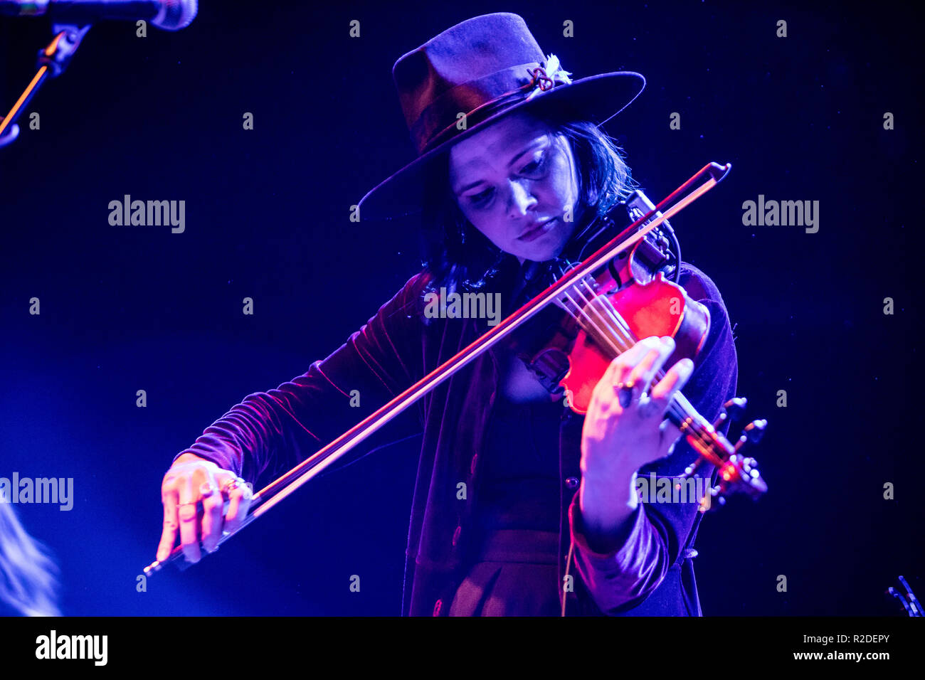 Milan Italy. 18 November 2018. The musician model and actress SUZANNE ...