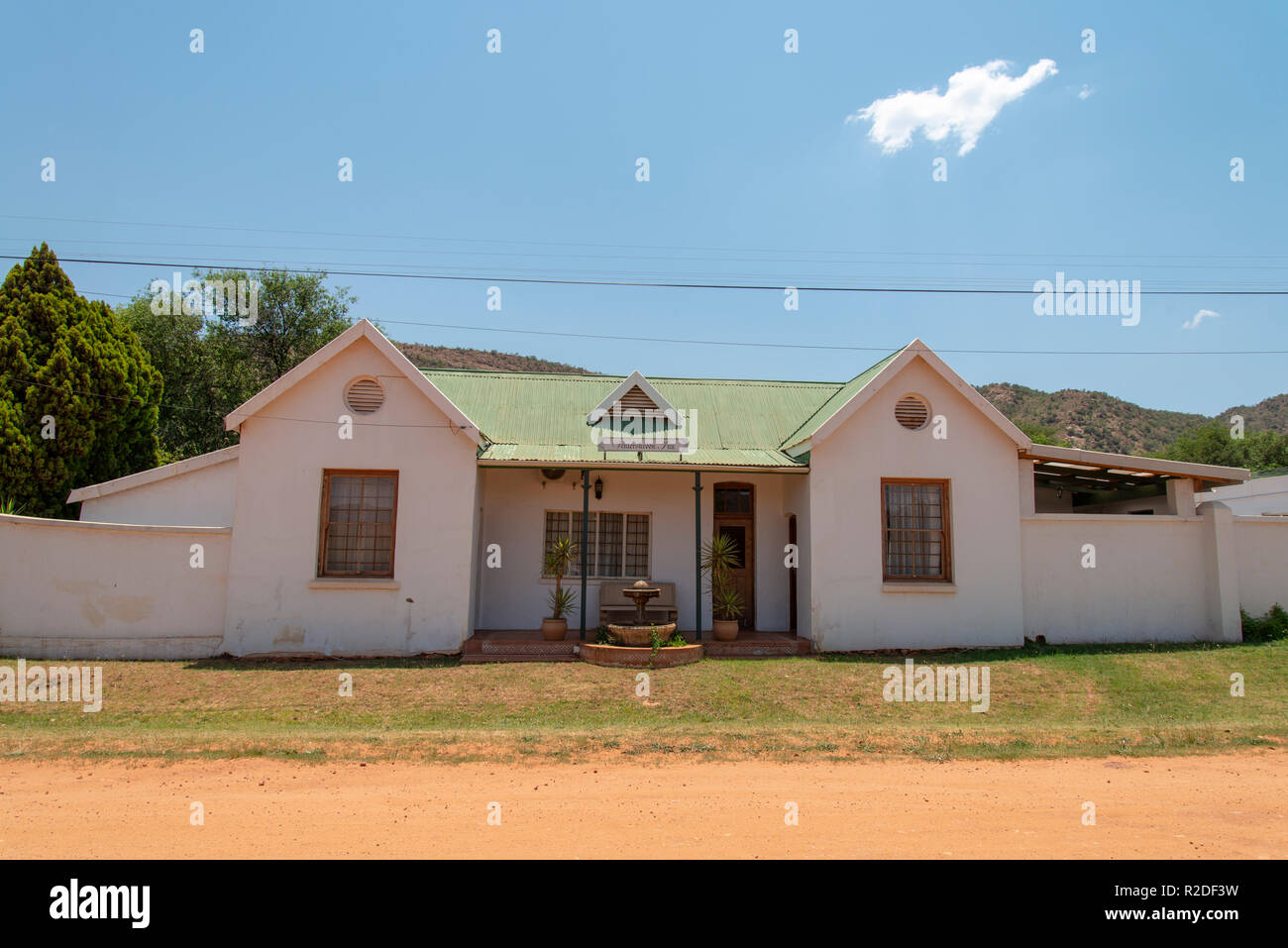Vredefort, South Africa, 19 November, 2018. The Venterskroon Inn, at ...