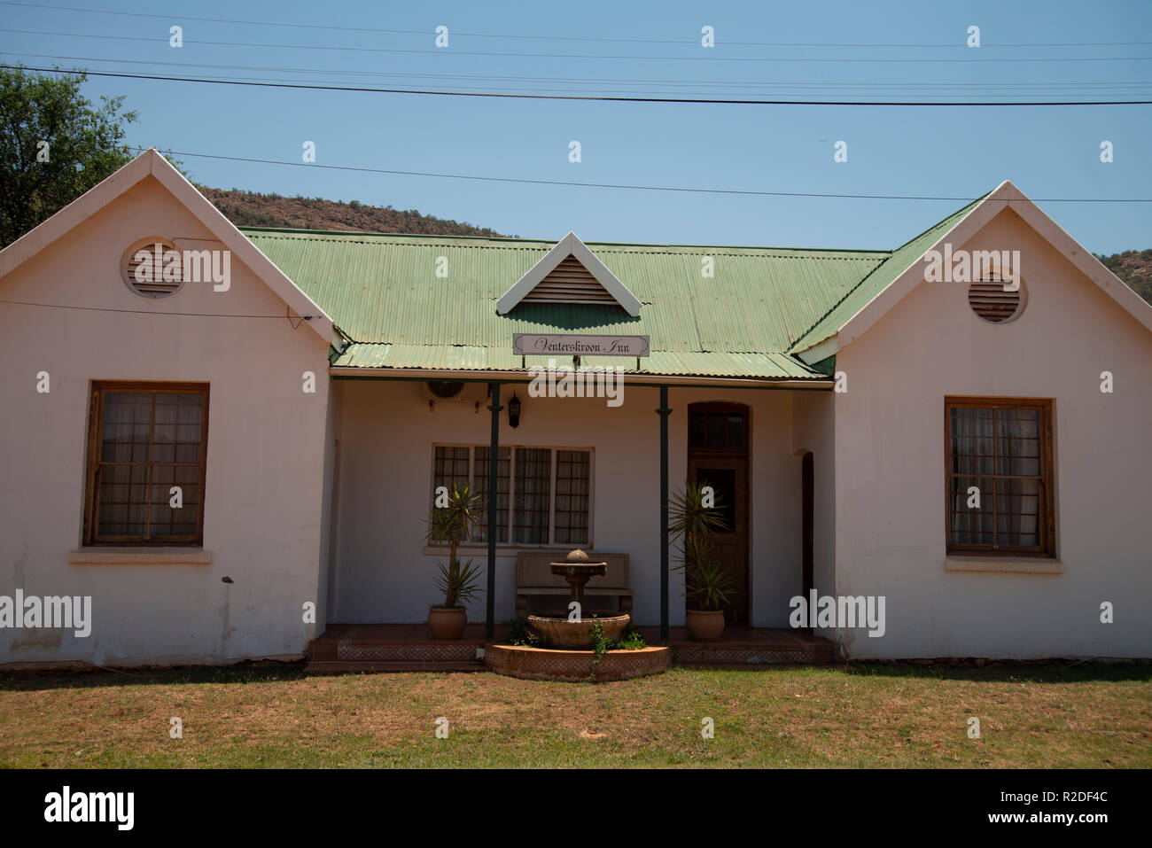 Vredefort, South Africa, 19 November, 2018. The Venterskroon Inn, at ...