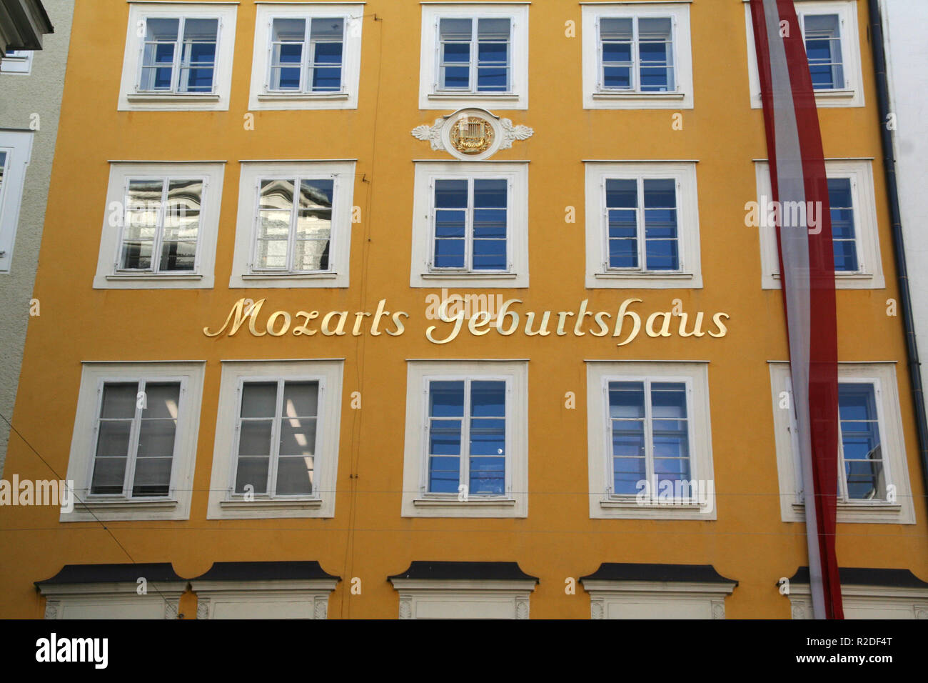 Salzburg, Austria. 11th Nov, 2018. View of the birthplace of the ...