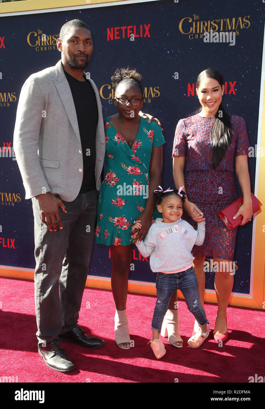 Los Angeles, Ca, USA. 18th Nov, 2018. Metta World Peace, Maya Ford at ...