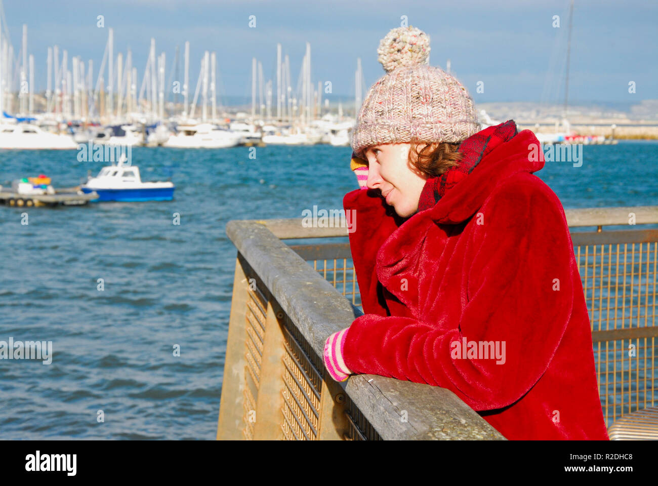 Portland. 19th November 2018. Sophie, 23, makes the most of the ...