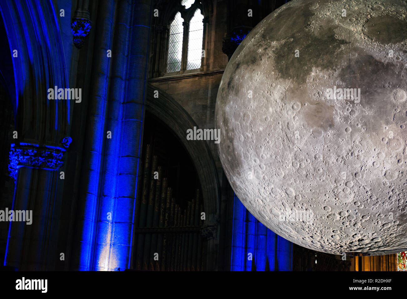 Moon model exhibit hi-res stock photography and images - Alamy
