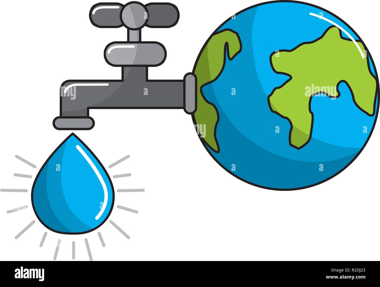 Isolated eco tap design Stock Vector Image & Art - Alamy