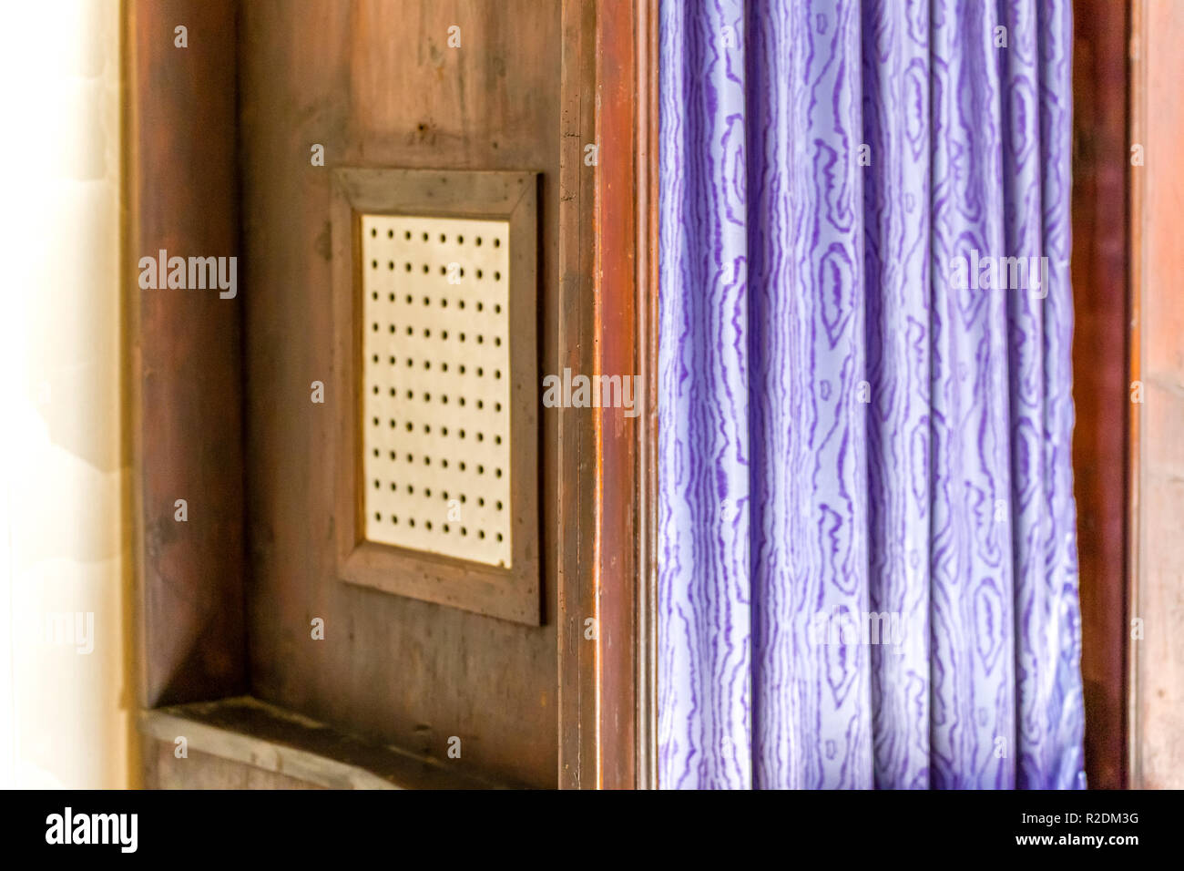 Vintage confessional hi-res stock photography and images - Alamy
