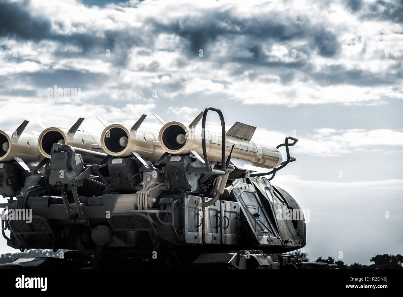 Launcher of the self-propelled system Buk M1-2 Stock Photo - Alamy