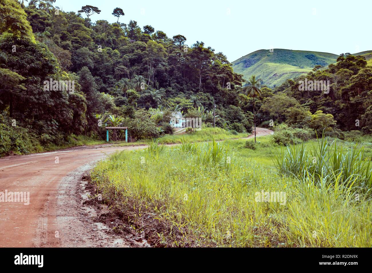 ground road through the mountains at the Brazil Stock Photo - Alamy