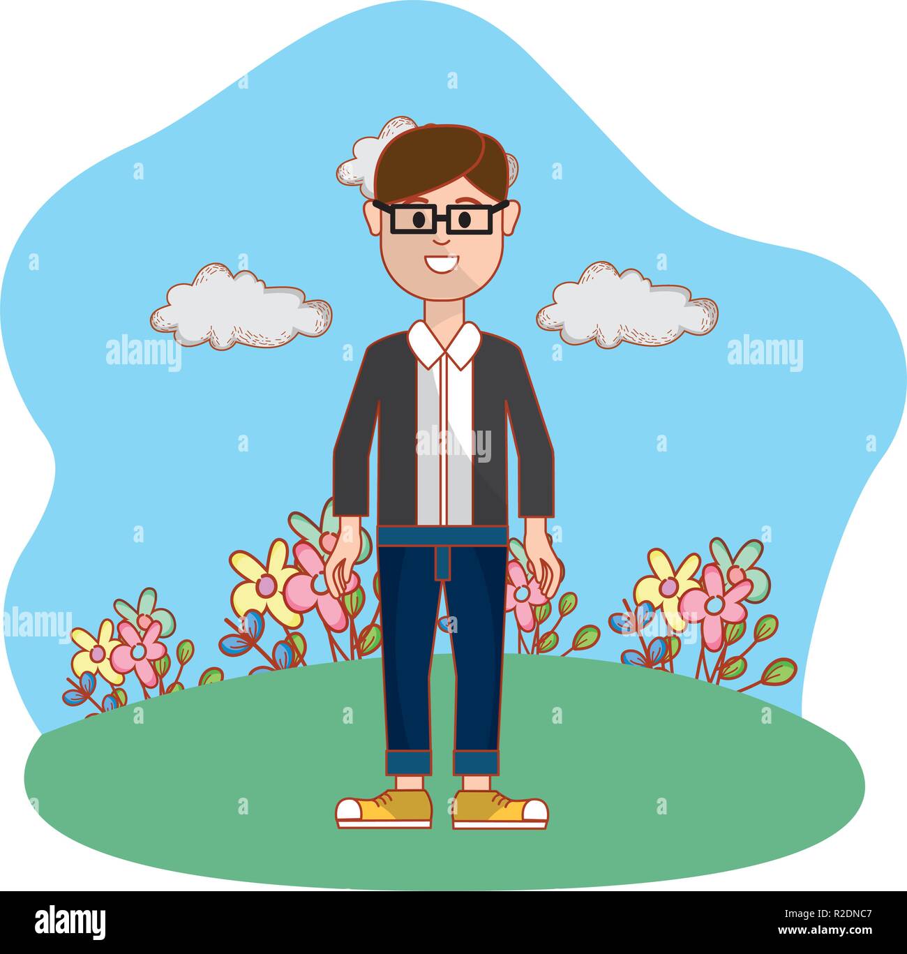 Cartoon man design Stock Vector Image & Art - Alamy