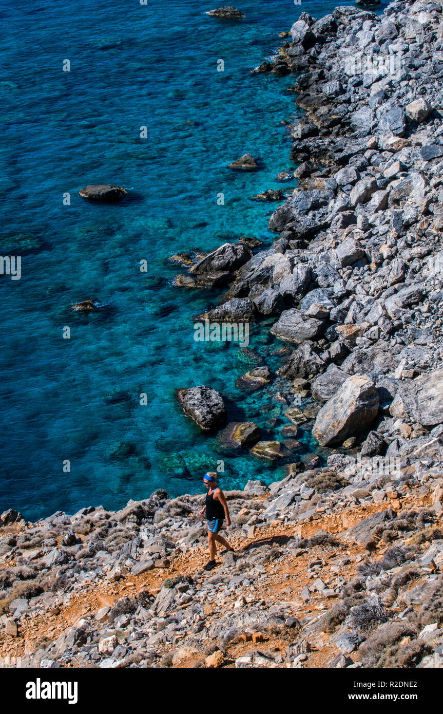 europe, greece, krete, hania, region, sfakia, glika nera, sweet water ...