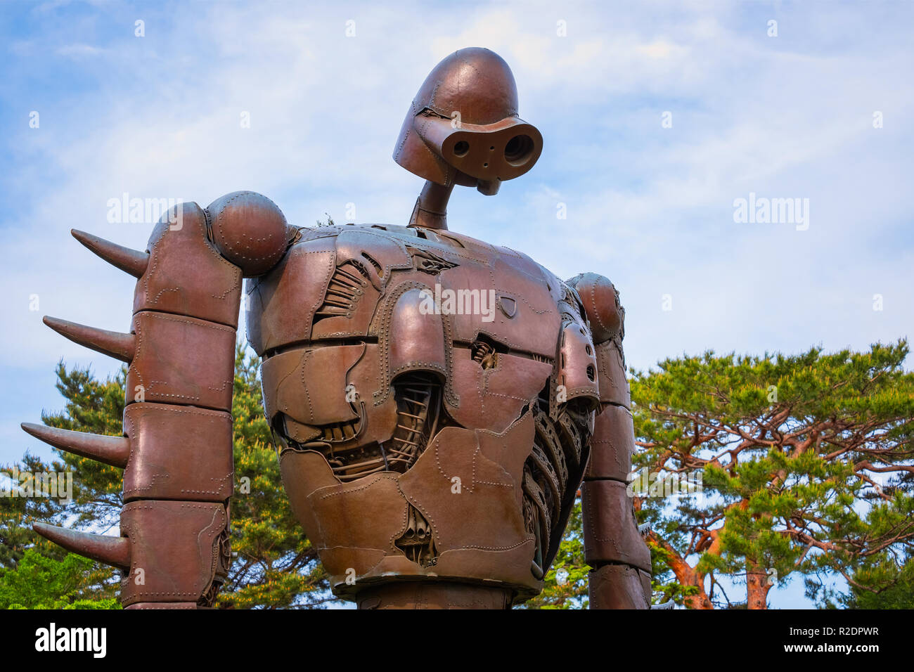 Tokyo, Japan - April 29 2018: Statue of the robot from the Studio ...
