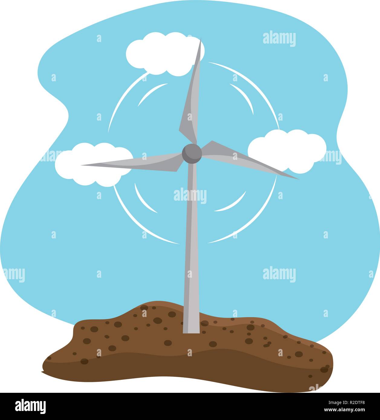 Isolated eco windmill design Stock Vector Image & Art - Alamy