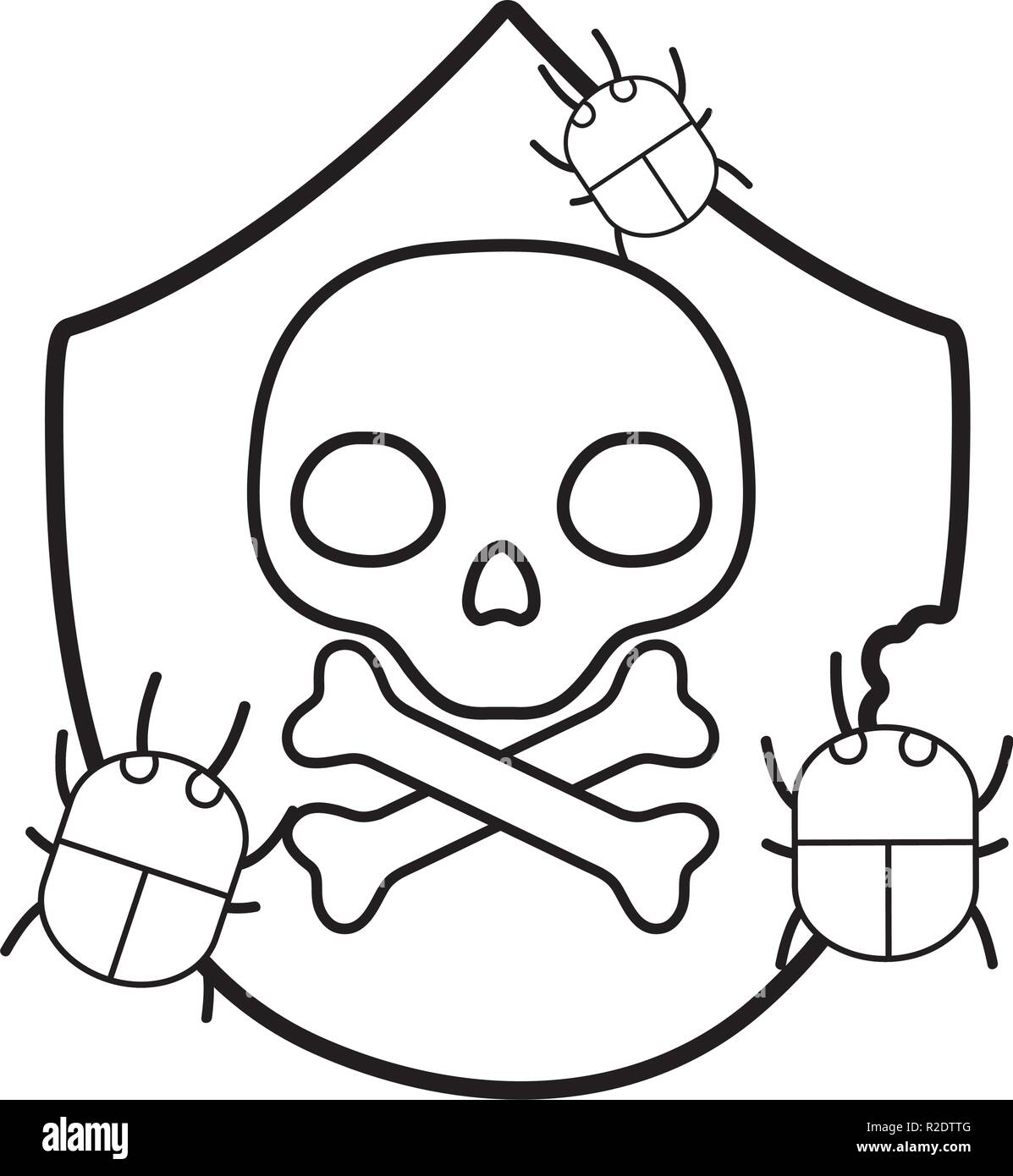 Skull shield bugs hi-res stock photography and images - Alamy