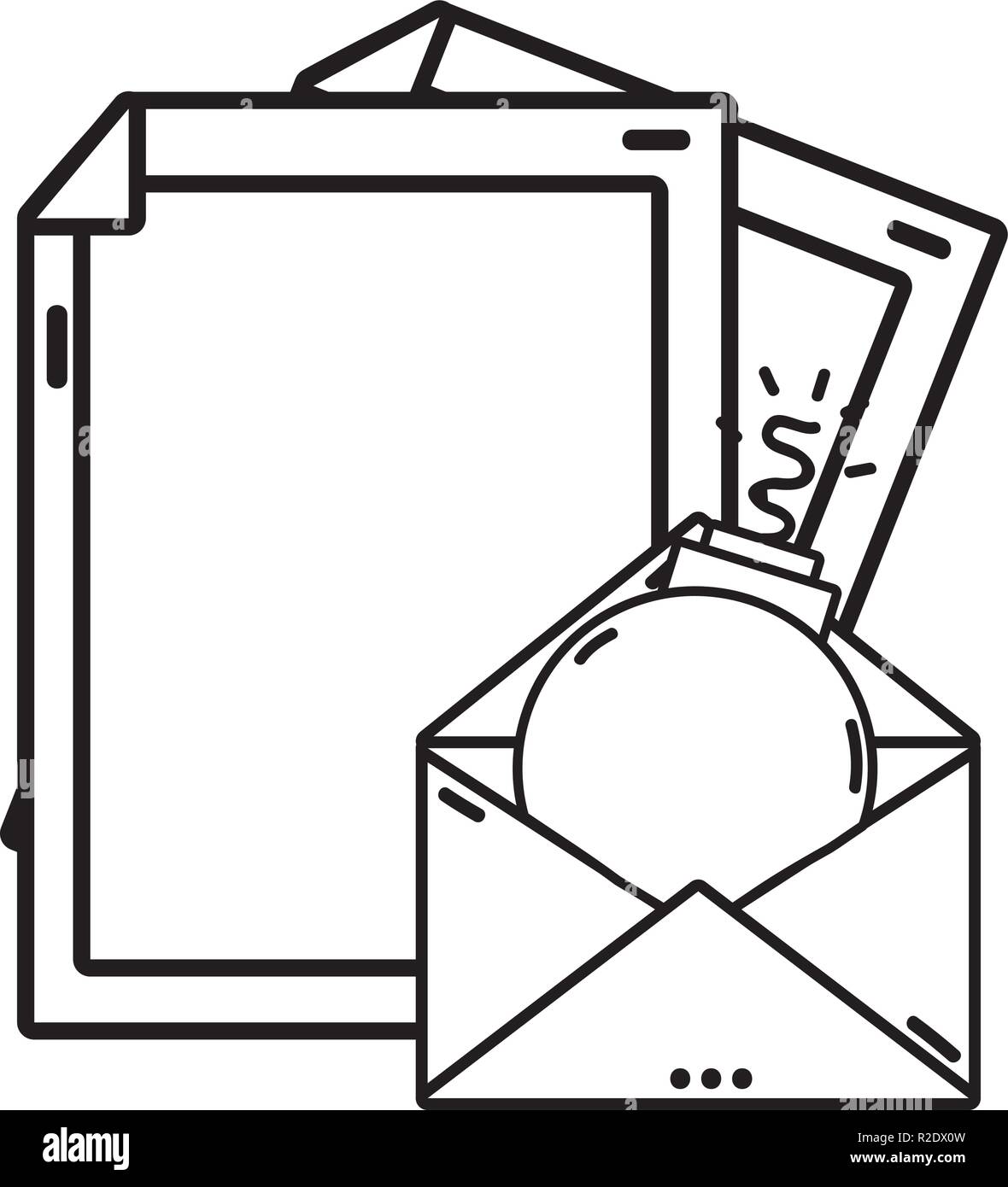 Envelope system Stock Vector Images - Alamy