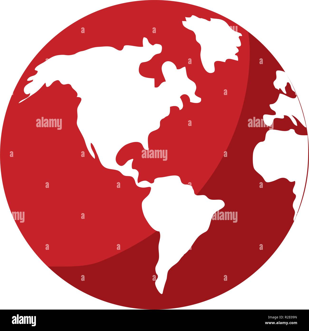 Isolated red planet design Stock Vector Image & Art - Alamy