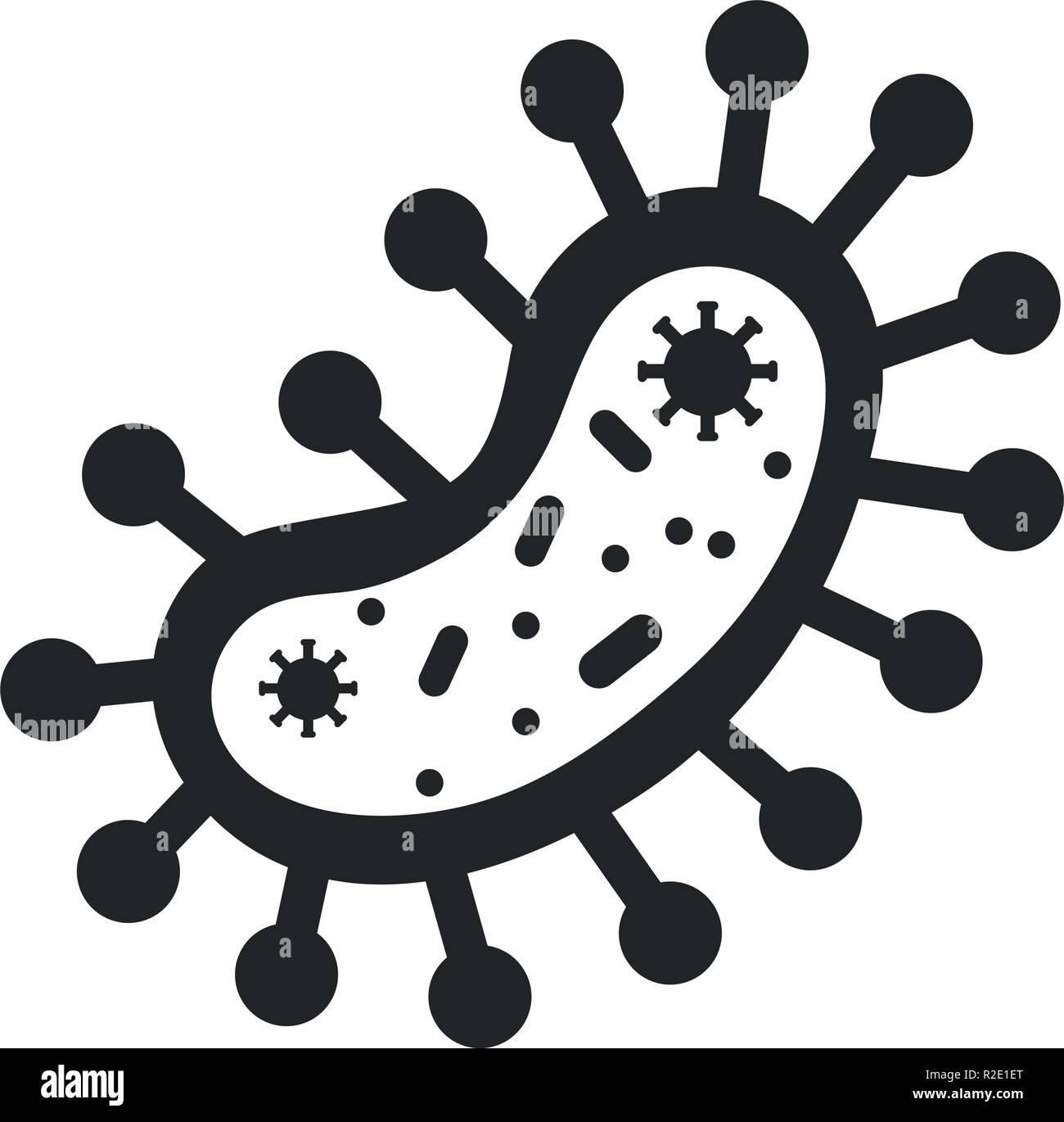 Isolated virus design Stock Vector Image & Art - Alamy