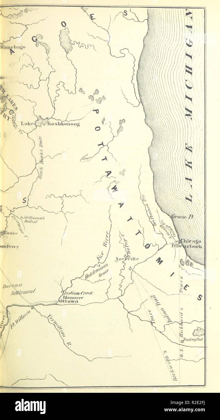 Vintage chicago maps hi-res stock photography and images - Alamy