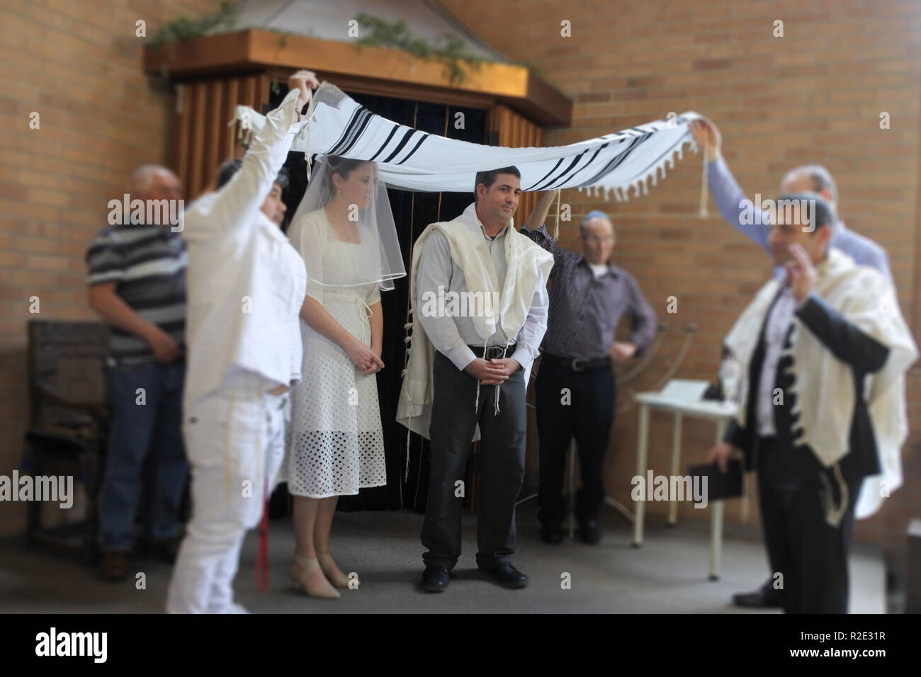 Bride Orthodox Jewish Wedding In High Resolution Stock Photography and ...