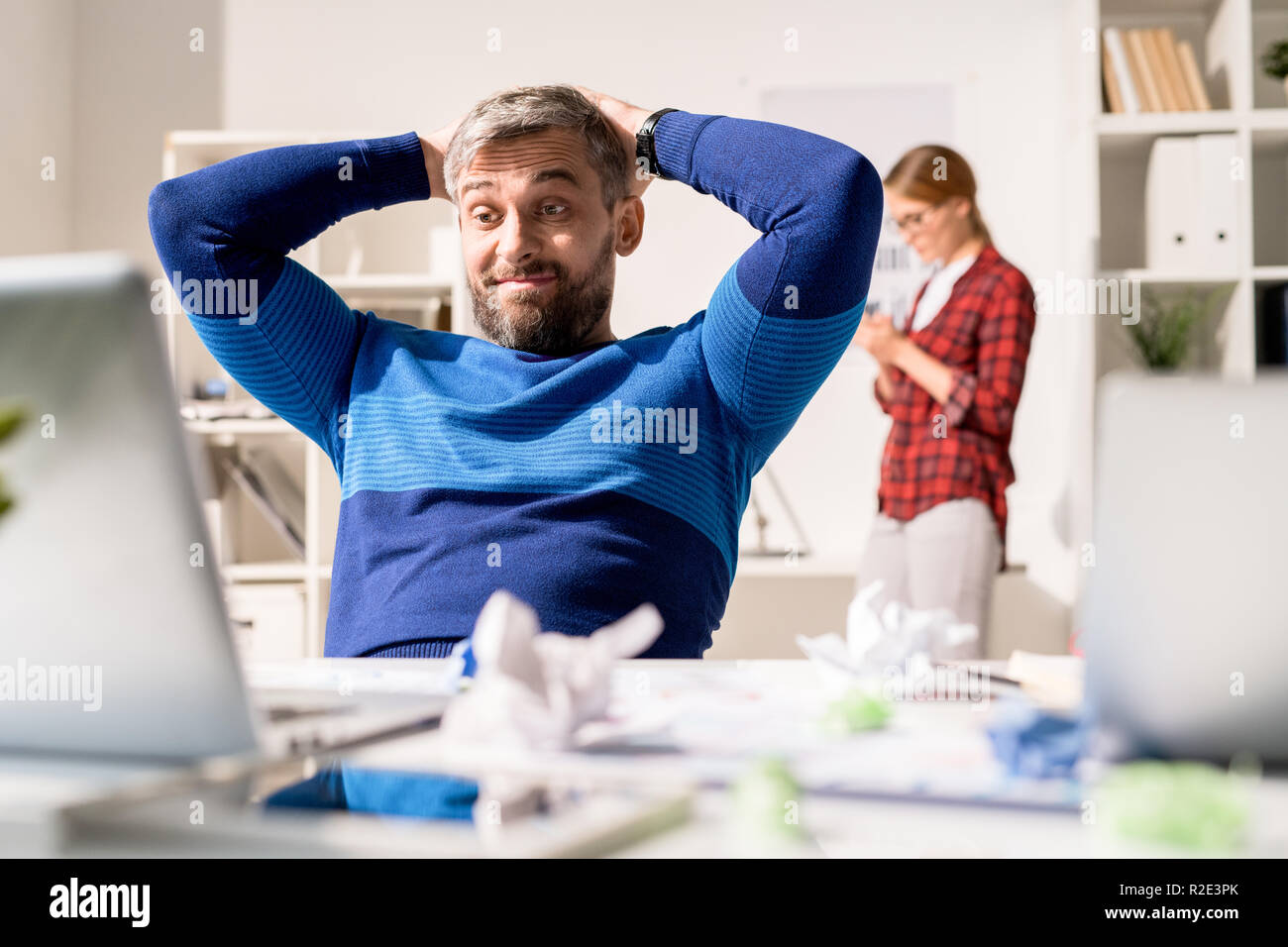 Engineer puzzled hi-res stock photography and images - Alamy