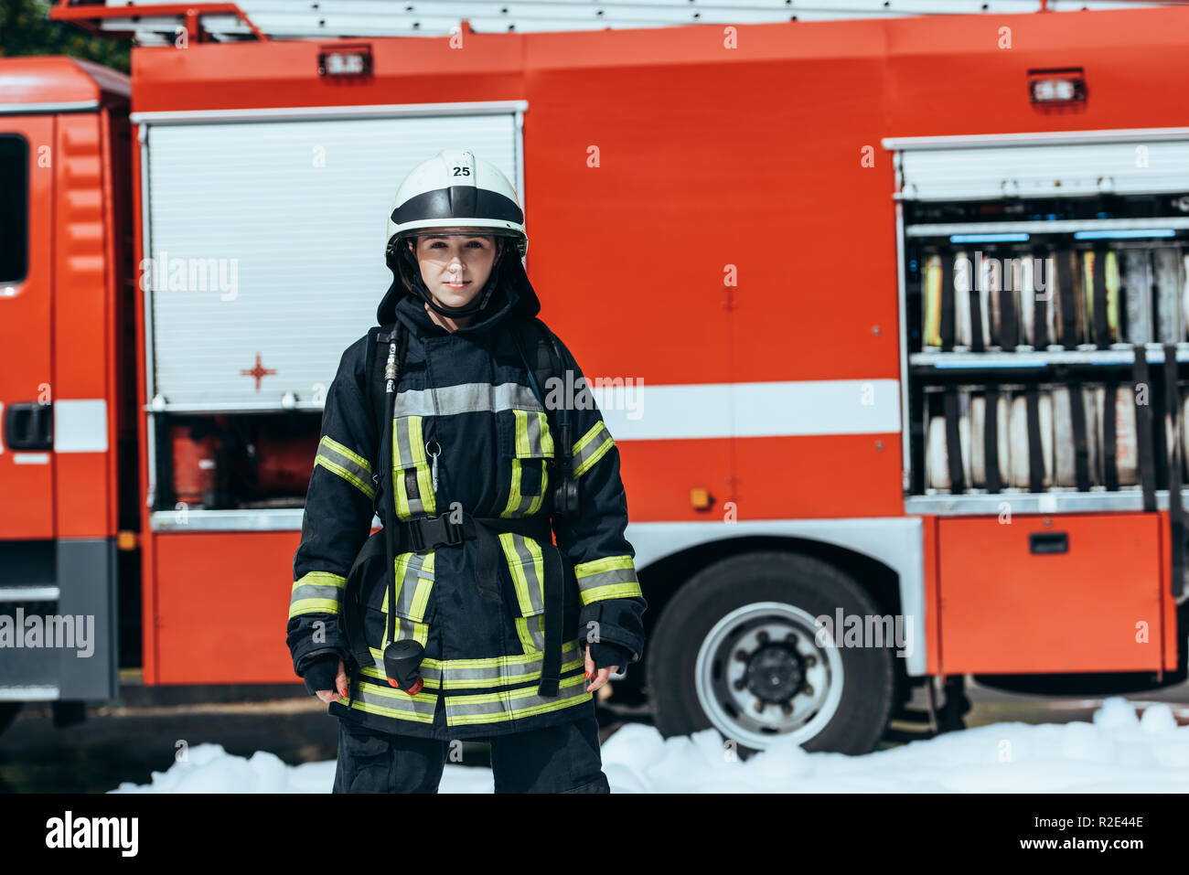 Female firefighter uniform hi-res stock photography and images - Alamy
