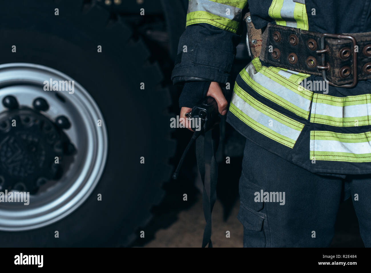 Firefighter equipment radio hi-res stock photography and images - Alamy