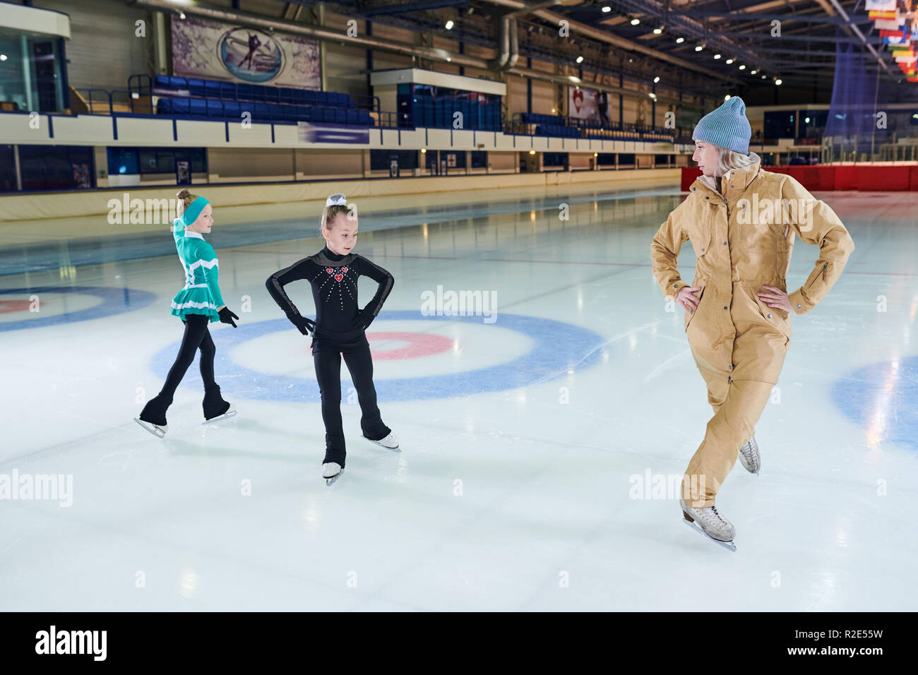 Skating lesson hi-res stock photography and images - Alamy