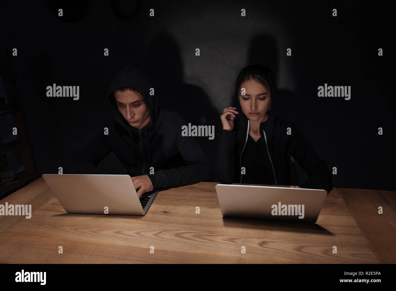 Hackers and room hi-res stock photography and images - Alamy