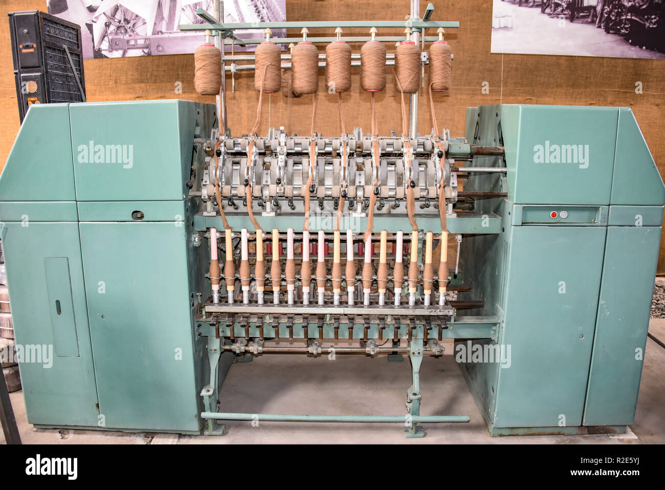 Arequipa, Peru - October 7, 2018: Industrial machinery used for the ...