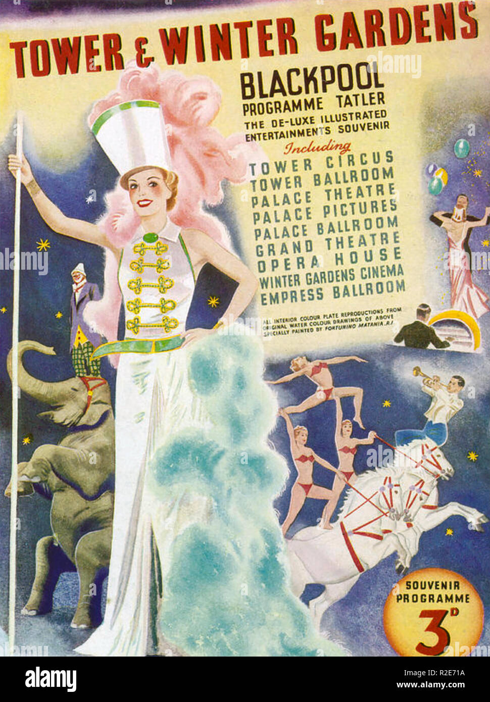 BLACKPOOL Souvenir brochure of the main attractions of the English ...