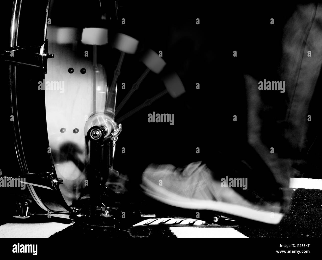 Drum and base Black and White Stock Photos & Images - Alamy