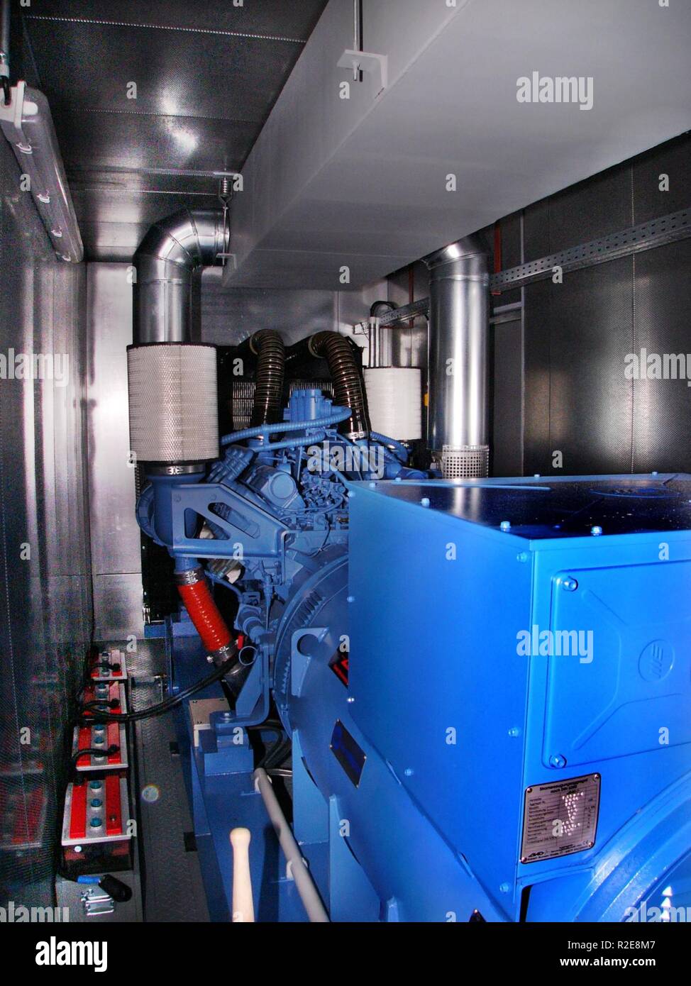 emergency diesel engine Stock Photo - Alamy