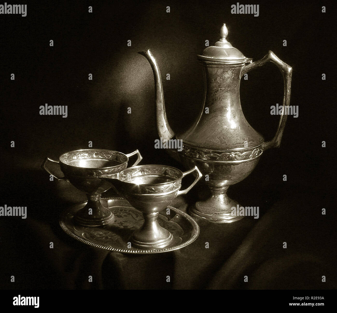 silver service again Stock Photo - Alamy