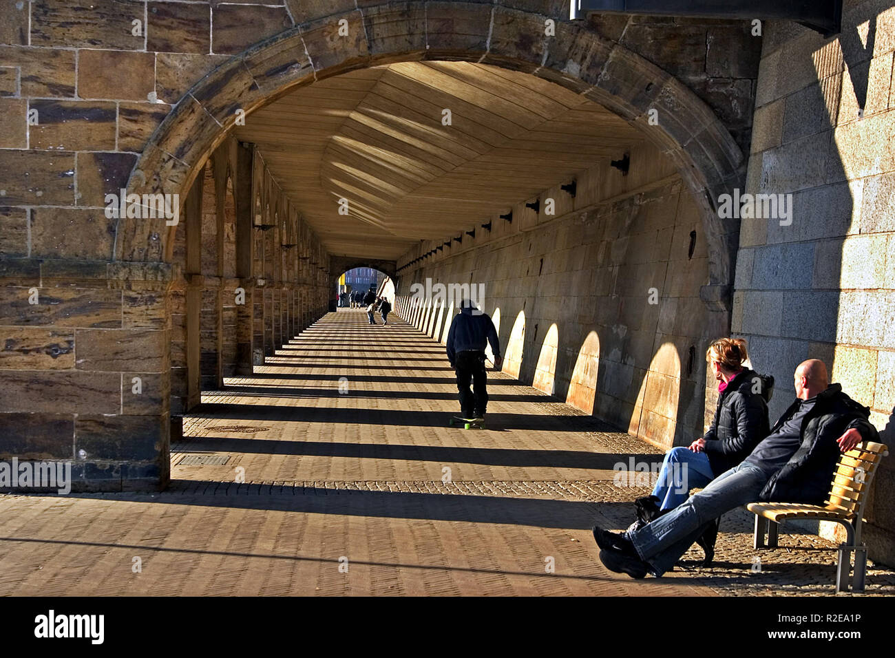 under the arches Stock Photo - Alamy