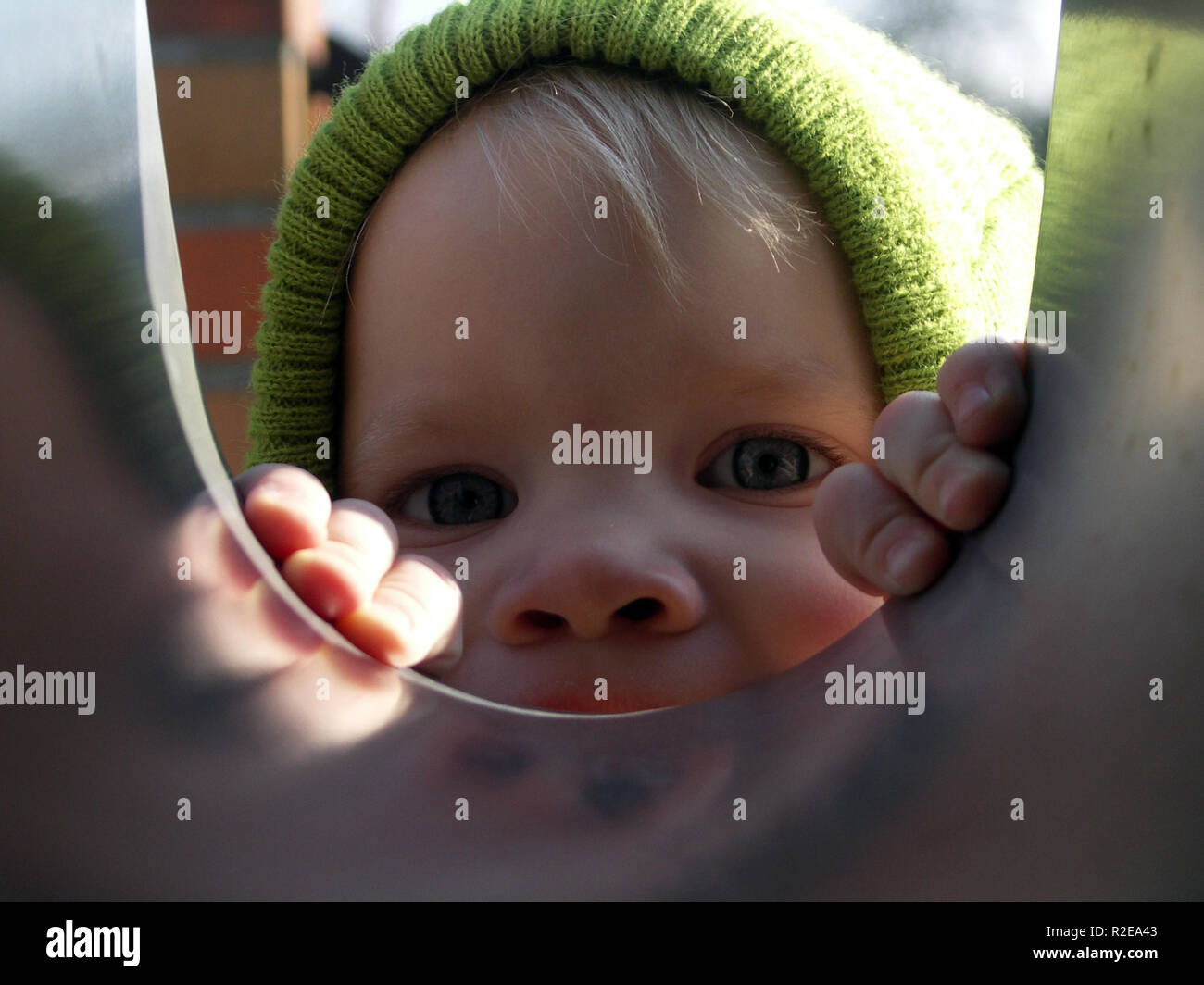 view through the tube Stock Photo - Alamy