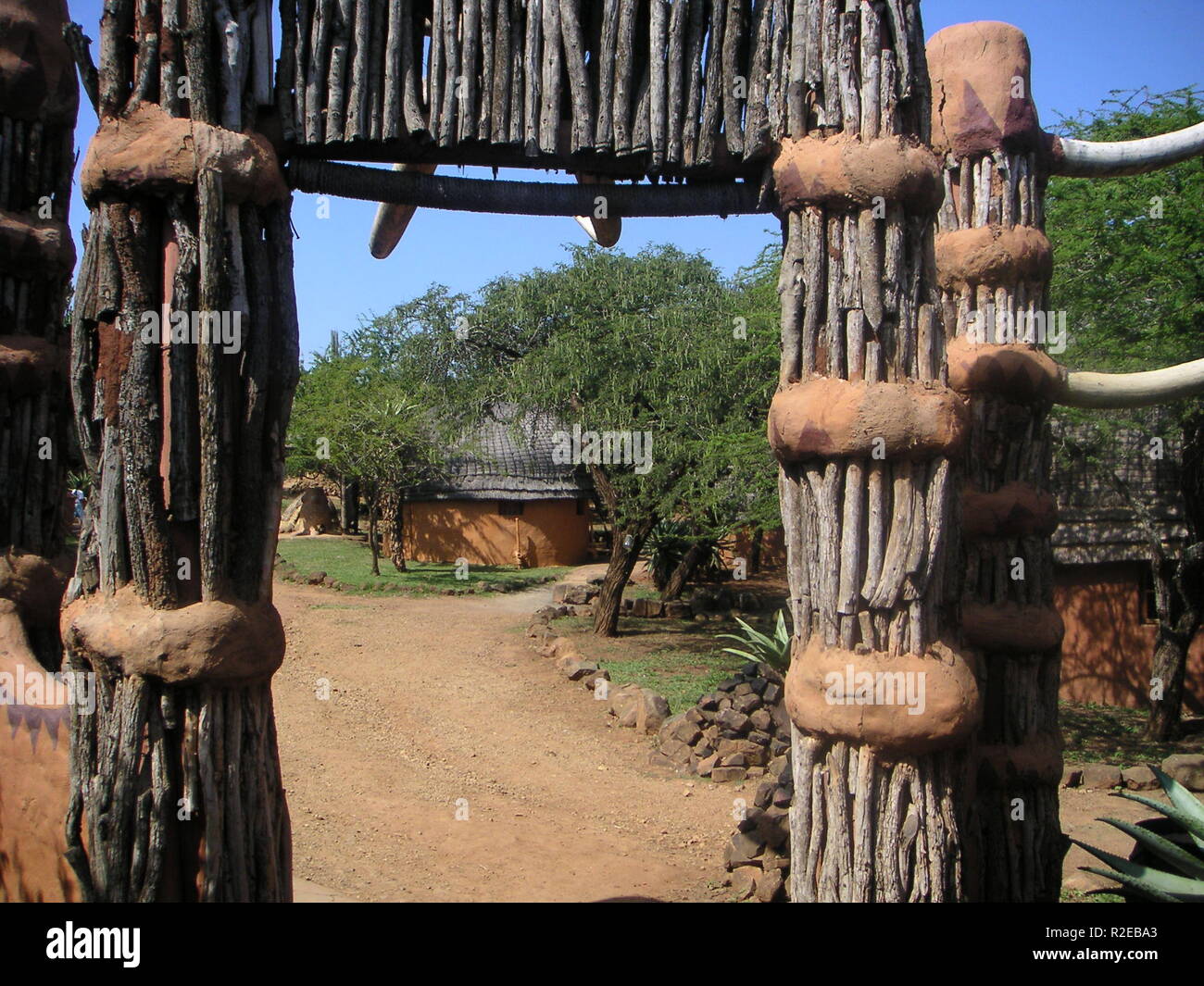 eshowe zulu village Stock Photo - Alamy