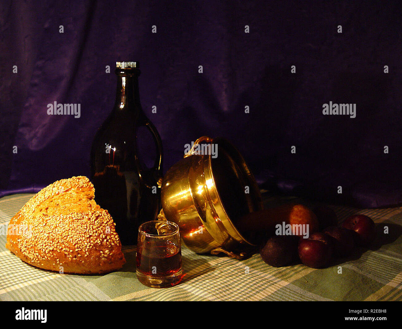 still life with bottle Stock Photo - Alamy