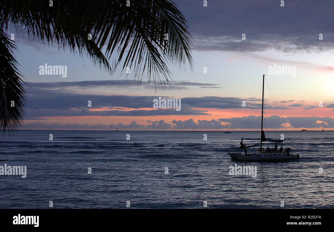 sunset ship ii Stock Photo - Alamy