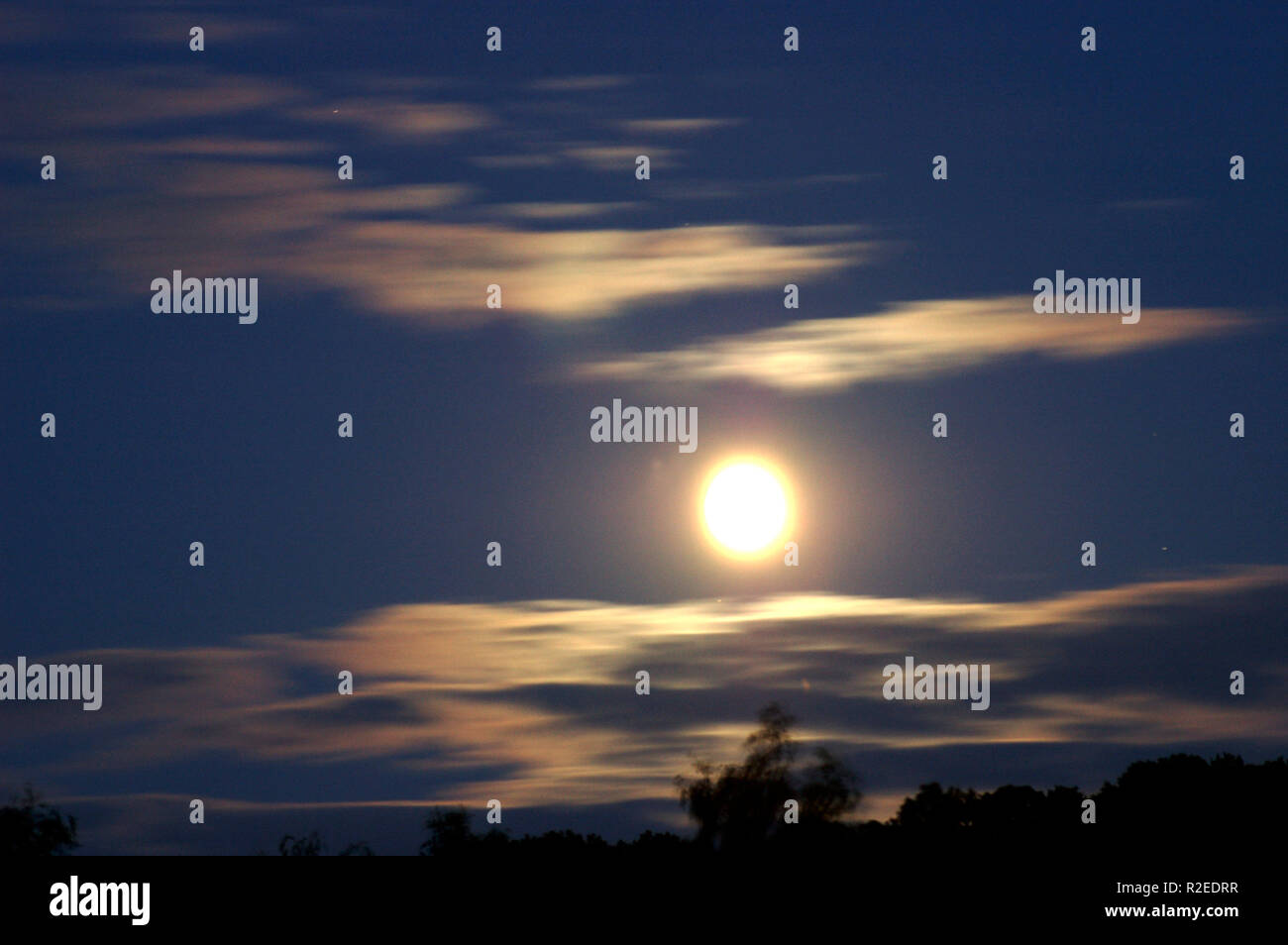 the moon has risen Stock Photo - Alamy