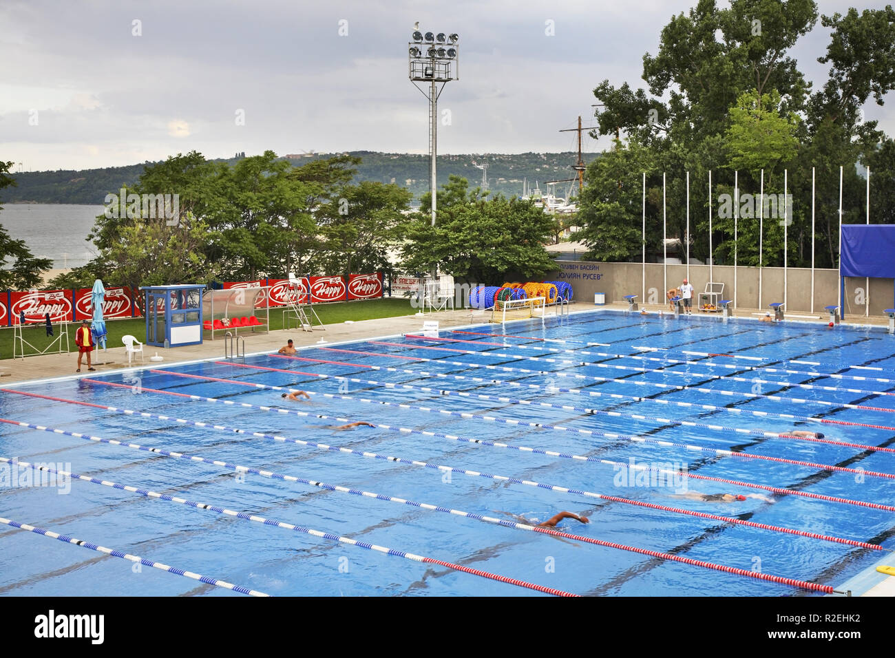Swimming pool in Varna. Bulgaria Stock Photo - Alamy