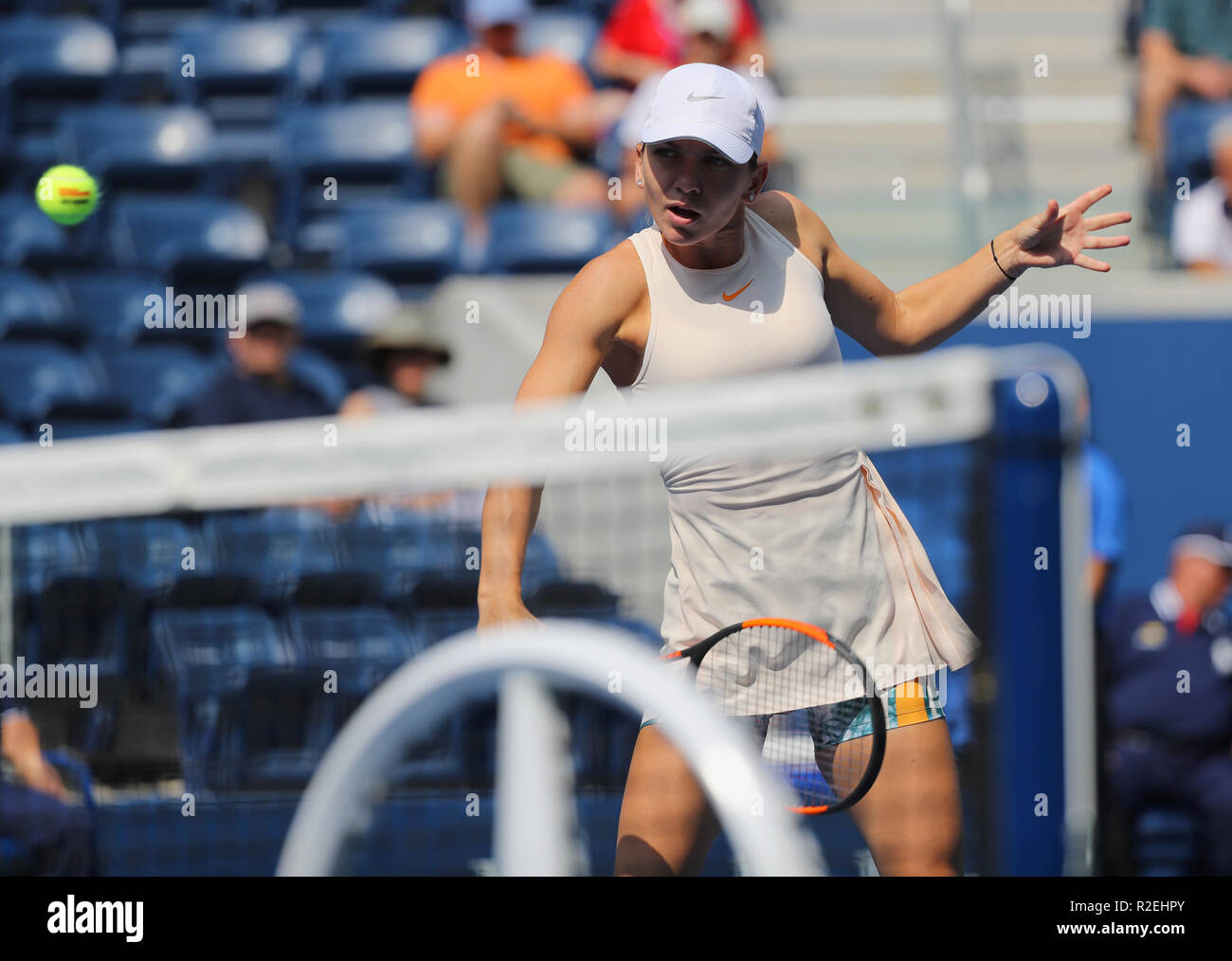 Grand Slam Champion Simona Halep of Romania in action during her 2018 ...