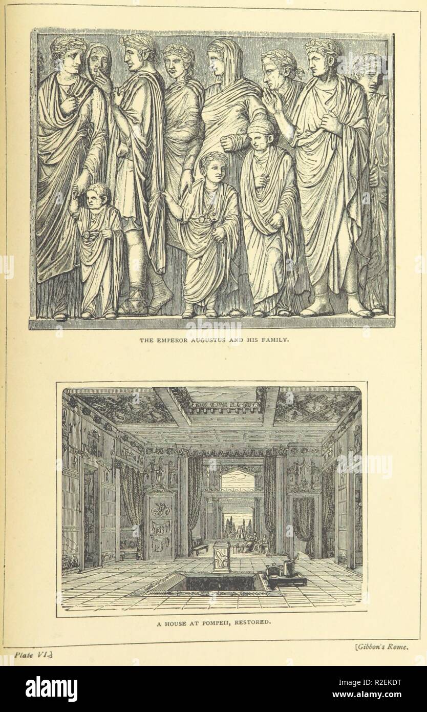 The history of the decline fall of the roman empire hi-res stock ...