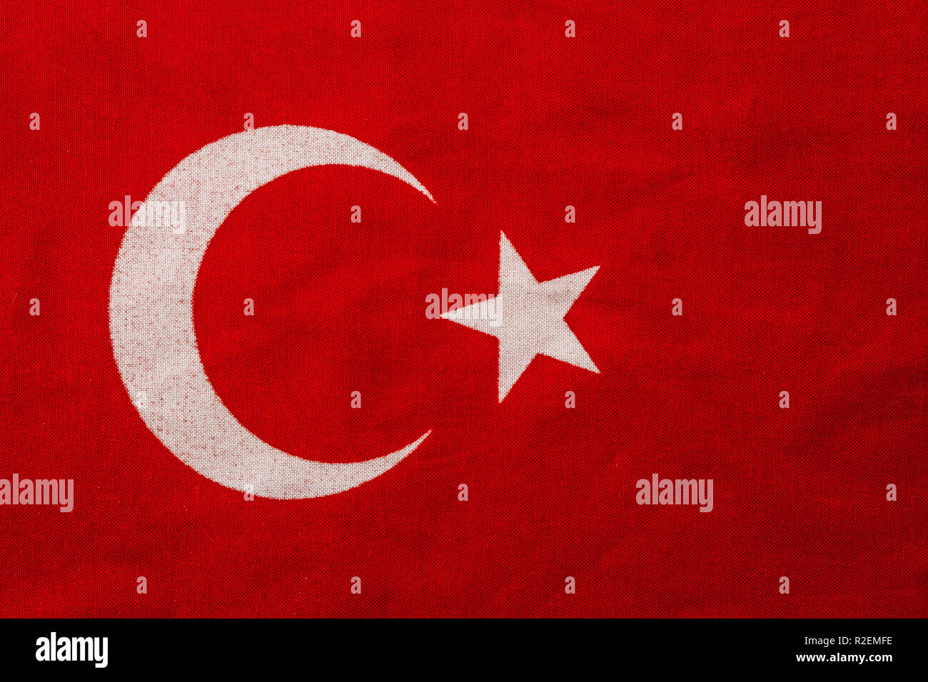 Flag of turkey satin hi-res stock photography and images - Alamy