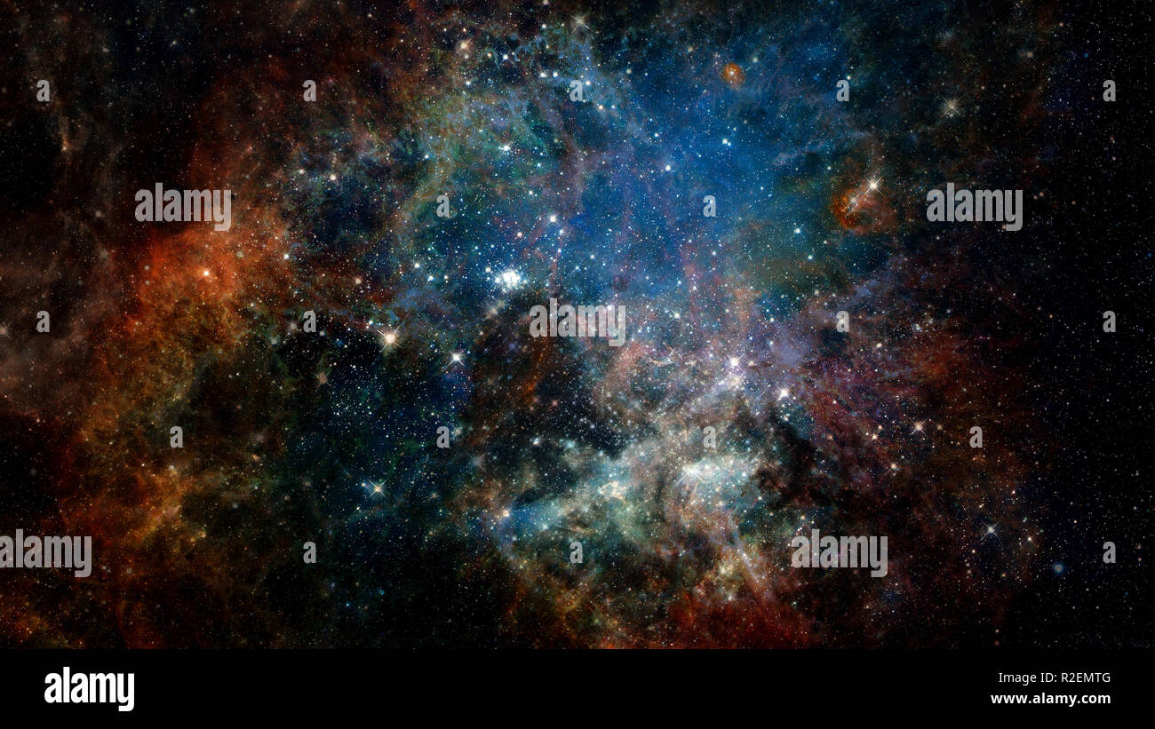 Reflection nebula the site of star formation. Elements of this image ...