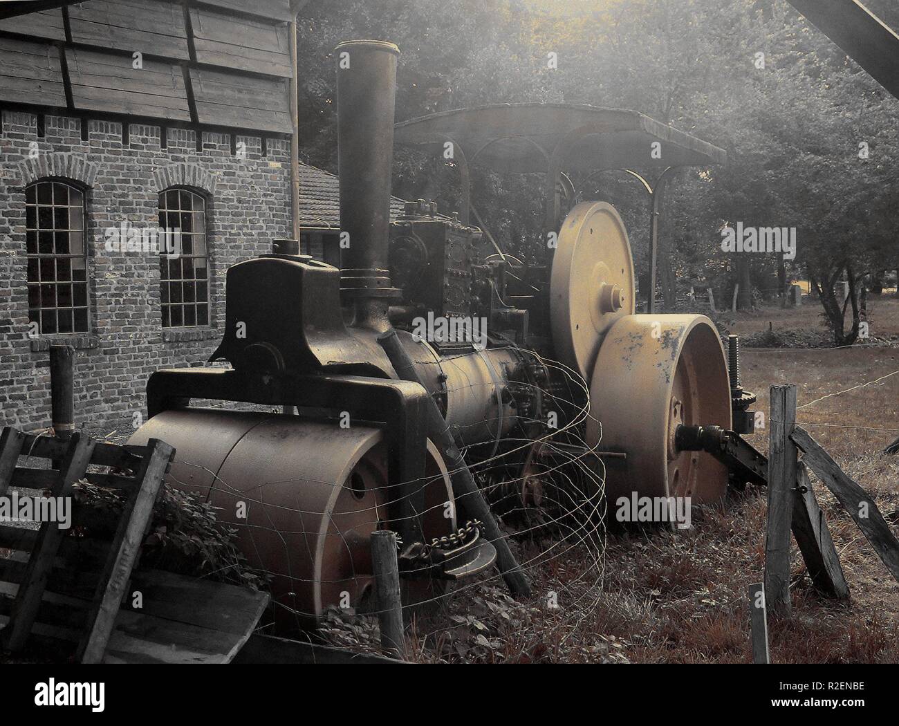 Historical steamroller hi-res stock photography and images - Alamy
