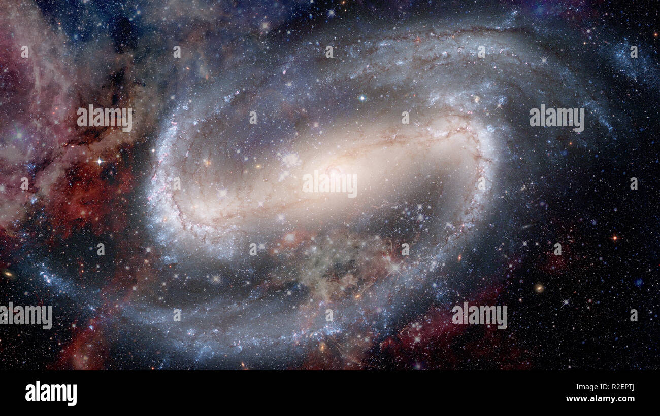 Dark nebula and stars in space. Starry sky. Elements of this image ...