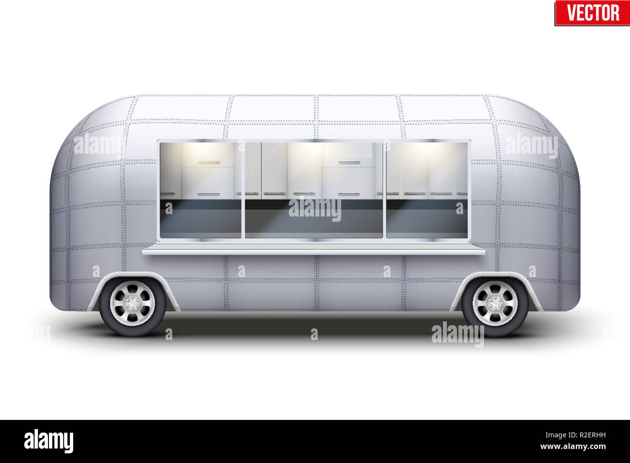 Food truck vector concept Stock Vector Images - Alamy