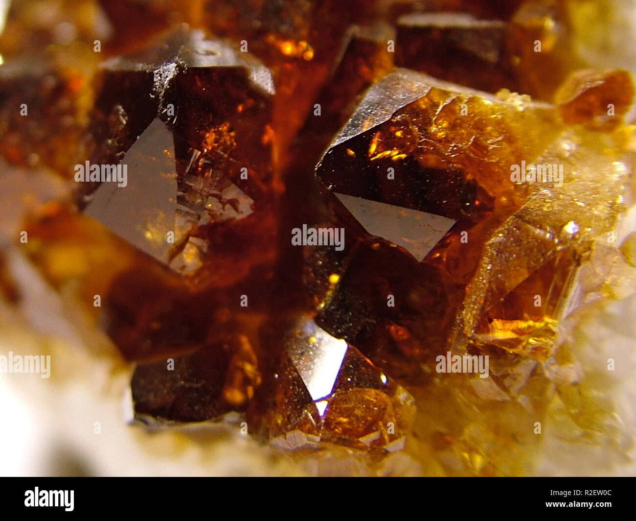 citrine crystals from brazil Stock Photo - Alamy