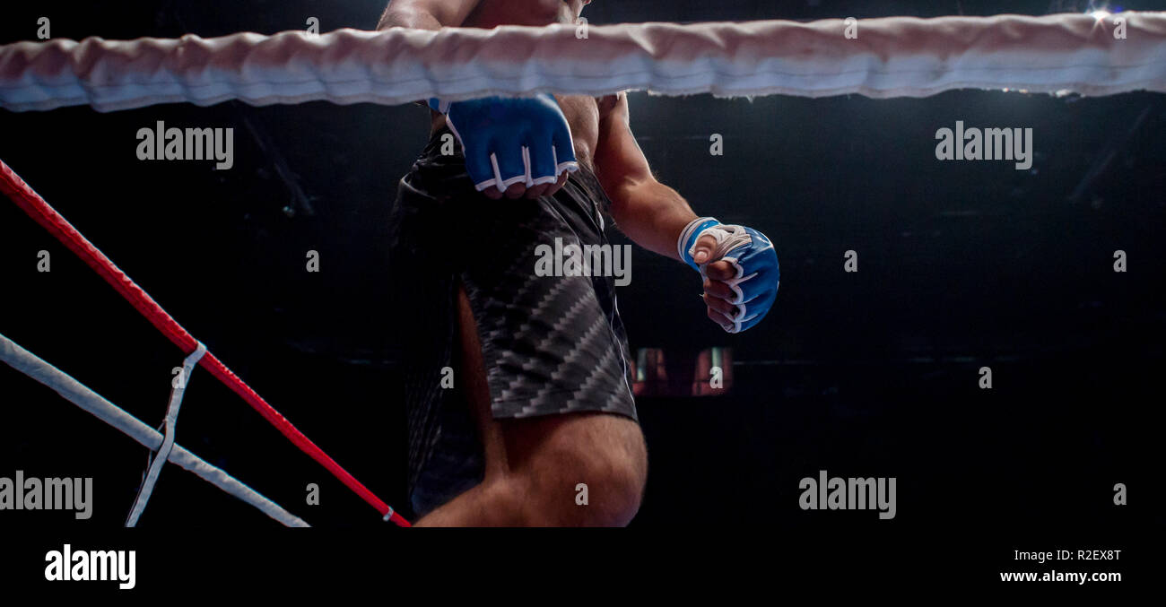 Man floor boxing ring hi-res stock photography and images - Alamy