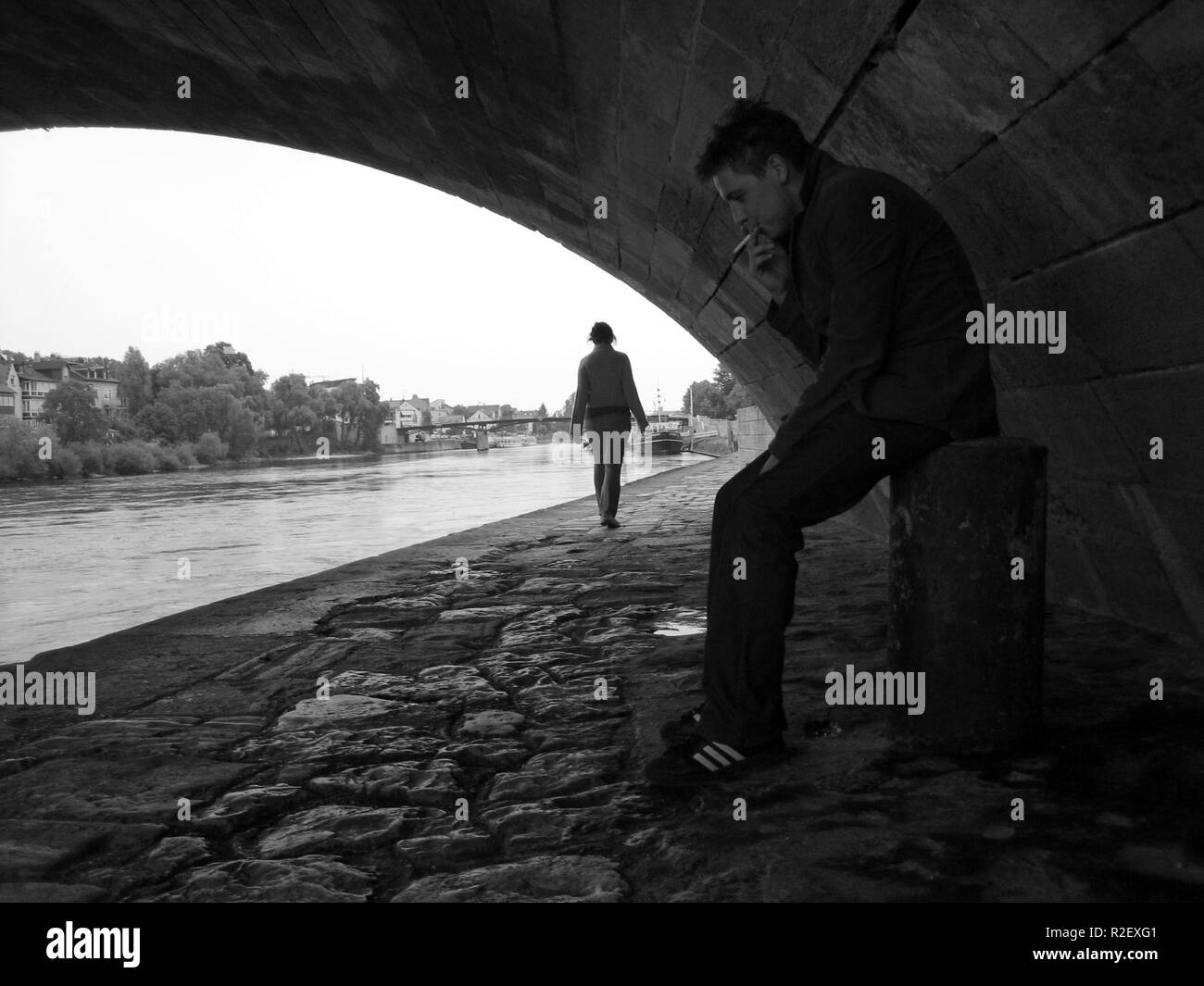 Going under water Black and White Stock Photos & Images - Alamy