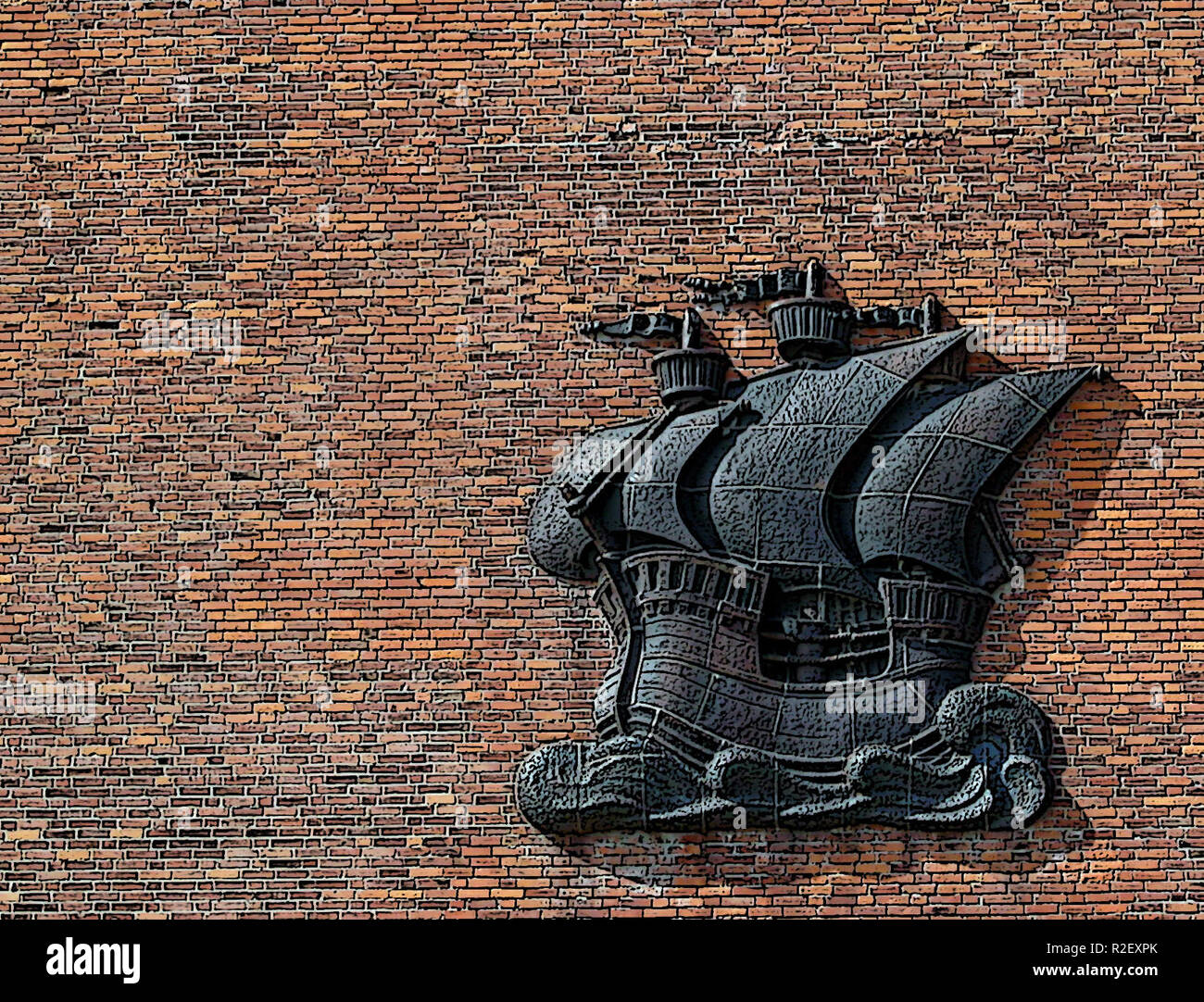 ship wall 02 Stock Photo - Alamy