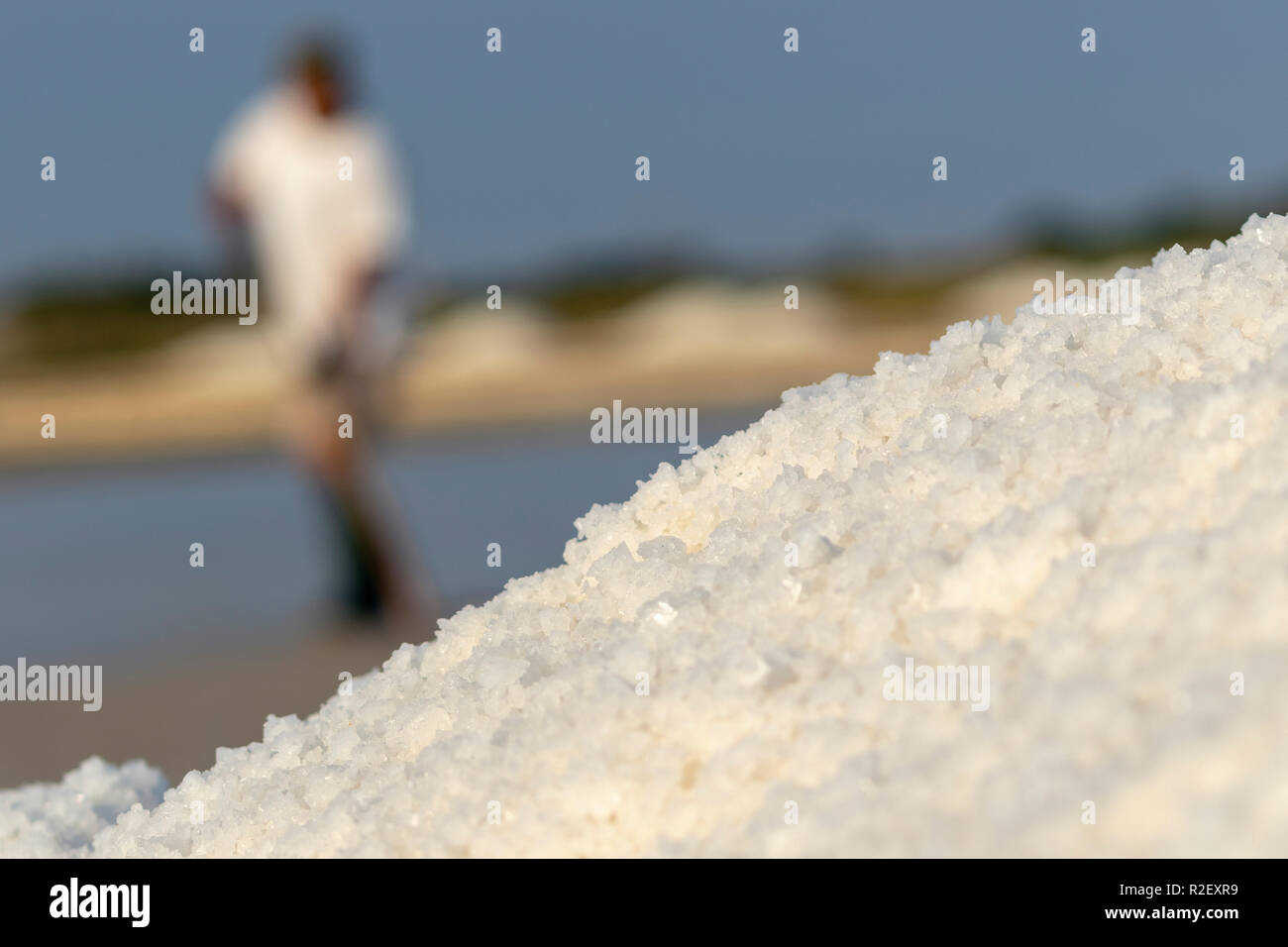 Open pan salt production hi-res stock photography and images - Alamy